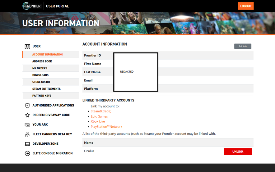How to link your Child's Xbox or PlayStation account to a Frontier ...